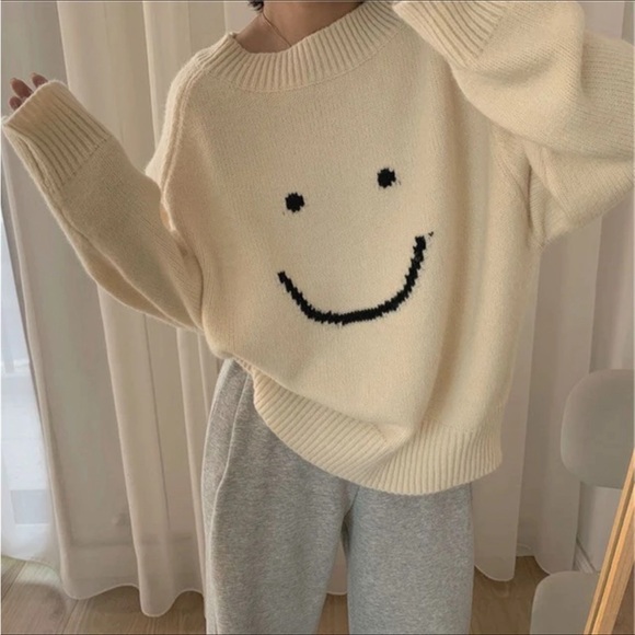 Sweaters | Smiley Face Sweater | Poshmark